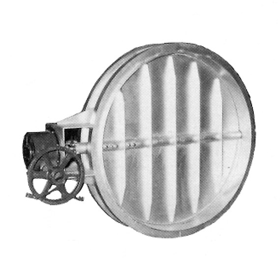 2700 Weld In Heavy Duty Damper - Spartan Controls